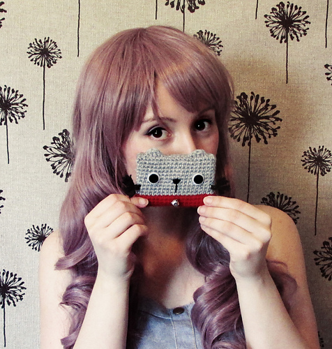 Ravelry: Kawaii funny cat credit card cc wallet pattern by Hello Happy