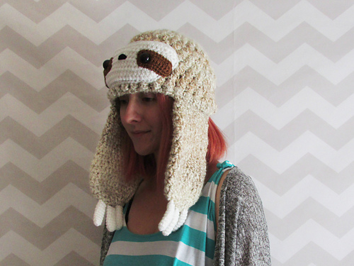 Ravelry: sloth hat pattern by Hello Happy