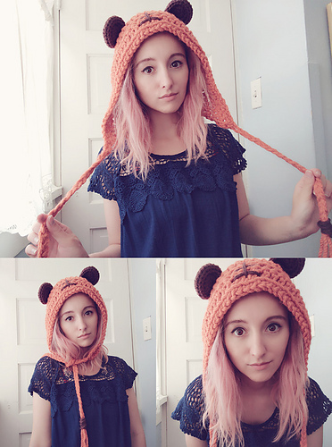 Ravelry: Ewok inspired hood pattern by Hello Happy