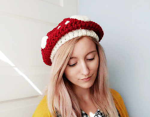 Ravelry: chunky mushroom hat pattern by Hello Happy