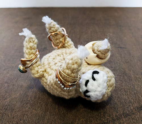 Ravelry: Sleepy Sloth Ring Holder pattern by Hello Happy