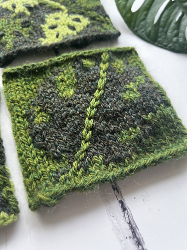 Ravelry: July knit blocks pattern by Needle and Feather