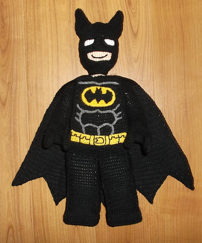 Ravelry: BATMAN Lego movie Bat Man pattern by Helen Emms