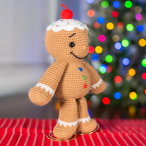 Ravelry: Gumdrop the Gingerbread Man pattern by Jess Huff