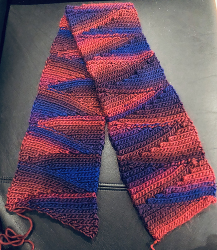 Ravelry: Slip Slope Scarf pattern by Vashti Braha