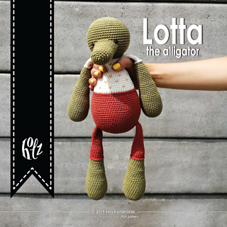 Ravelry: LOTTA the alligator pattern by Lenka Kromholcová