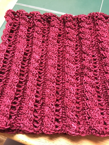 Ravelry: Rib & Cable Cowl pattern by Gretchen Tracy