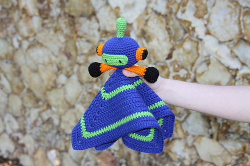 Ravelry: Robby the Robot Lovey pattern by Carolina Guzman