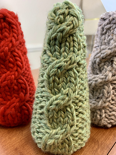 Ravelry: Cable Christmas Tree pattern by Cheryl Beckerich