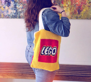 Ravelry: LEGO Tote Bag pattern by Lala Crochet Boutique