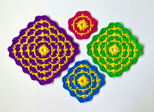 Ravelry: Square motif pattern by Hila Lifshitz