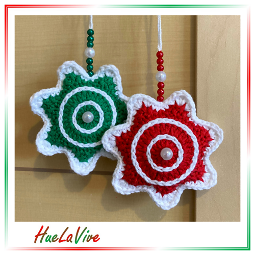 Ravelry: Christmas star bauble II pattern by Hila Lifshitz