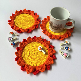 Ravelry: Sun coaster pattern by Hila Lifshitz