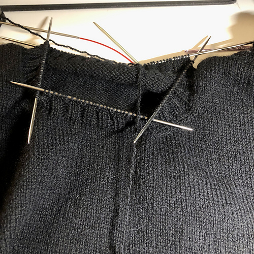 Calling This My Cursed Sweater Because Mistakes Were Made... : r/knitting