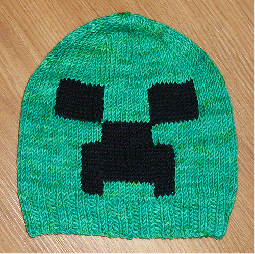 Ravelry: Minecraft Creeper Hat pattern by Jillian Thom
