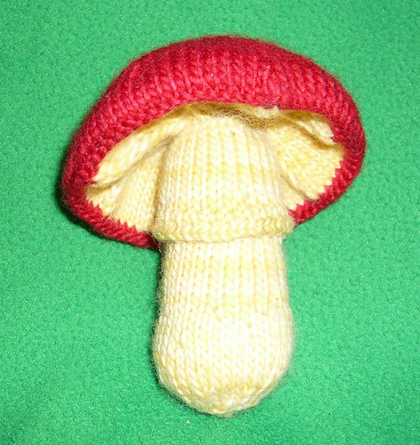 Ravelry: Knitted Mushroom pattern by Jillian Thom