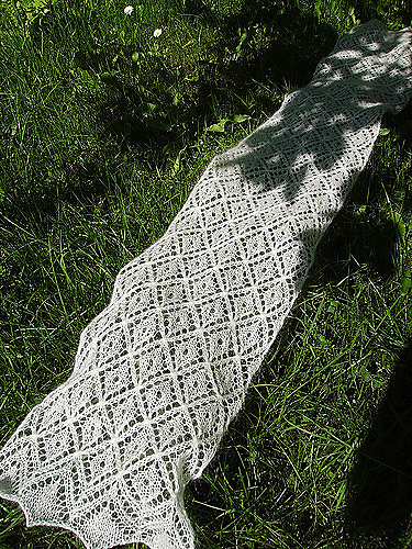 Ravelry: Trellis Scarf pattern by Evelyn A. Clark