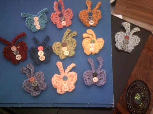 Ravelry: B’s Simple Button Butterflies pattern by Crafting ForChrist ...