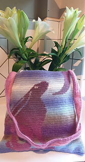 Ravelry: Moon Gazing Hare Tote Bag pattern by Sally Clift