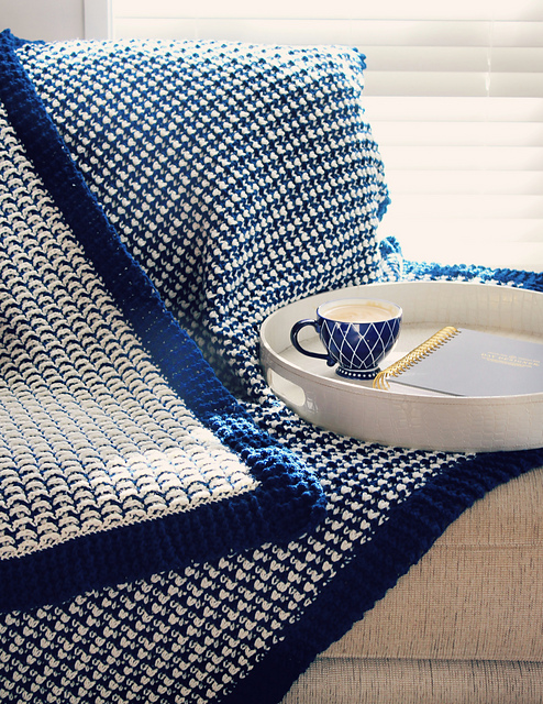 Ravelry: Nordic Throw pattern by Lisa van Klaveren