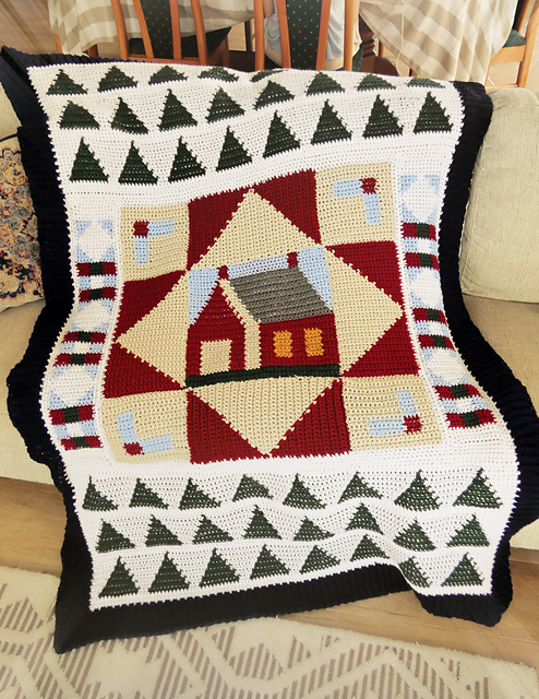 Ravelry: Little House Afghan pattern by Lisa van Klaveren
