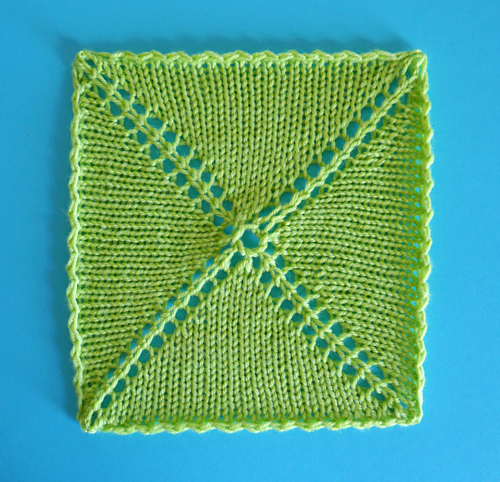 Ravelry: Square Knit In the Round Shawl Shape pattern by Holly Chayes