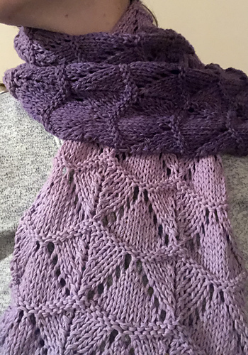 Ravelry: Triangles Lace Scarf pattern by Holly Beemer