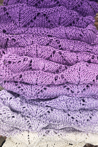 Ravelry: Triangles Lace Scarf pattern by Holly Beemer
