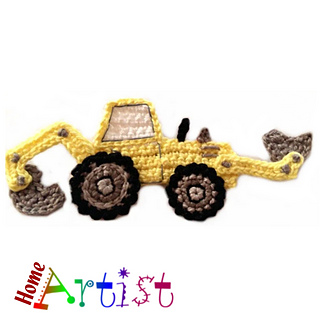 Ravelry: Backhoe Applique pattern by Homeartist crochet