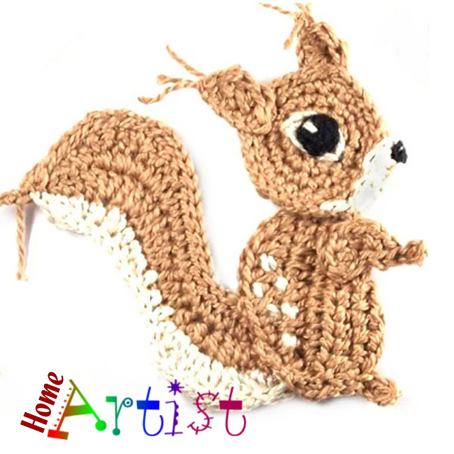 Ravelry: Squirrel Applique pattern by Homeartist crochet