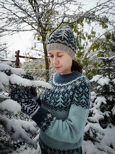 Ravelry: Snowy Forest Sweater pattern by Home of Cords