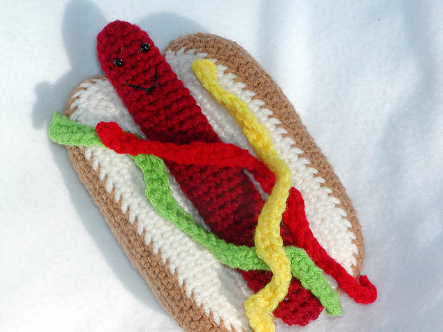 Ravelry: Crochet Hot Dog pattern by Melissa Shepard