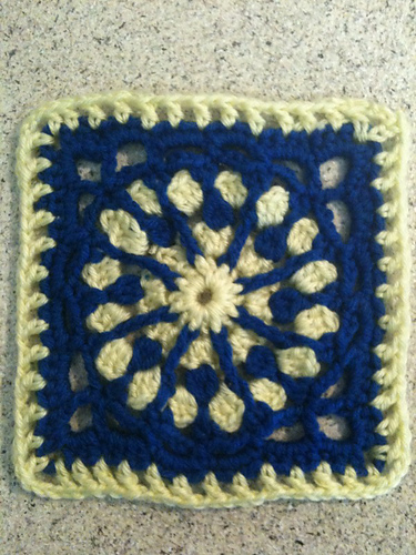 Ravelry: Stained Glass 7x7 Square pattern by Donna Mason-Svara