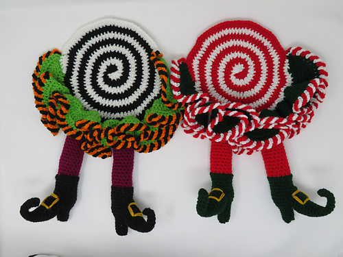 Ravelry: Squashed Witch / Squashed Elf Placemat pattern by Hooked by Kati