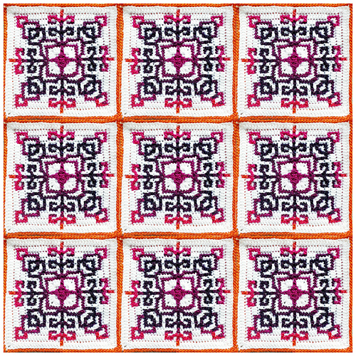 Ravelry: Mosaic Fire Flower pattern by Crochet Hooks and Magic