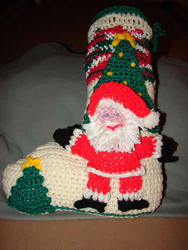Ravelry: Santa Stocking pattern by Juanita Muner