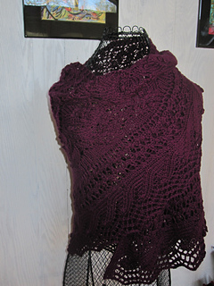 Ravelry: hrhdeb's Juneberry Shawl in Capra