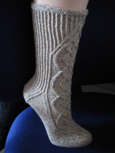 Ravelry: Celtic Braid Socks pattern by Tuulia Salmela