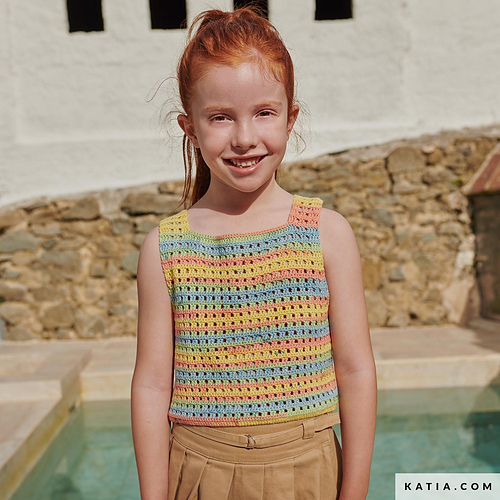 Ravelry: Easy Children's Summer Top pattern by Fil Katia