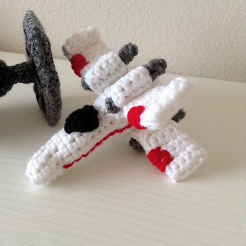 Ravelry: TIE Fighter and X-Wing pattern by Ashley Nicole Hook