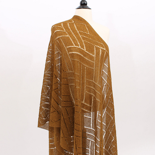 Ravelry: Augustus Classic Yak Shawl pattern by Steve Rousseau