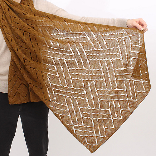 Ravelry: Augustus Classic Yak Shawl pattern by Steve Rousseau