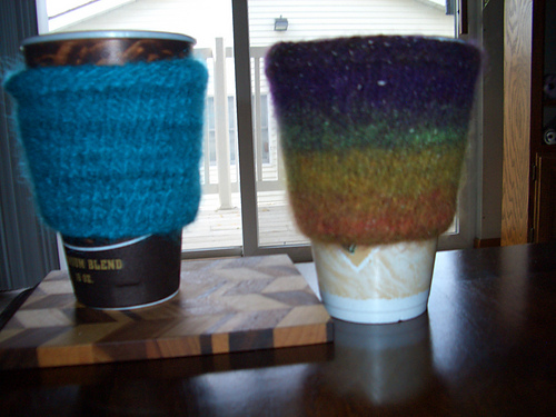 Ravelry: Felted Coffee Cuff pattern by Jennifer Pace, Pipp's Purses