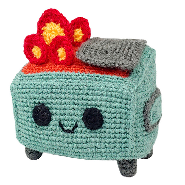 Ravelry: Dumpster Fire Amigurumi pattern by i crochet things