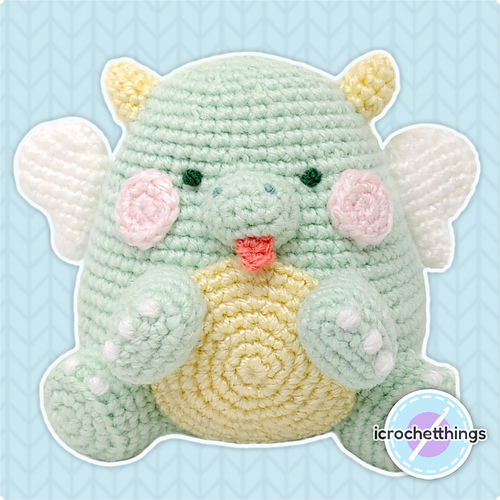 Ravelry: Chubby Baby Dragon Amigurumi pattern by i crochet things
