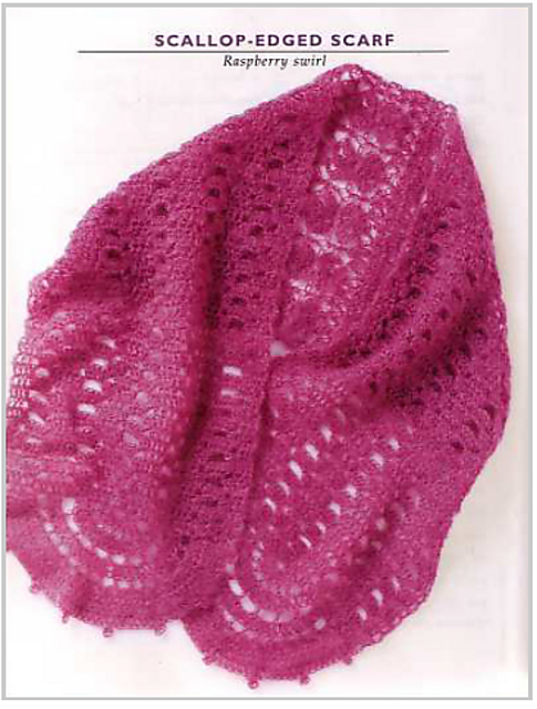 Ravelry: Scallop-Edged Scarf pattern by Michele Woodford