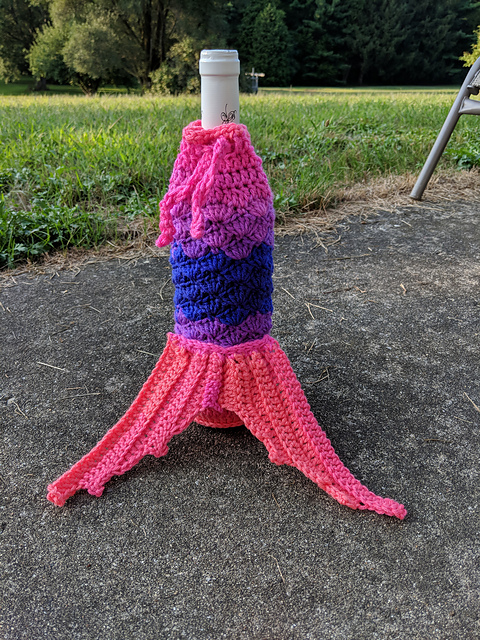 Ravelry Mermaid Wine Bottle Koozie Pattern By Margaret Welch