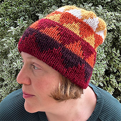 Ravelry: Double Diamond Reversible Hat pattern by Holly Sorkin