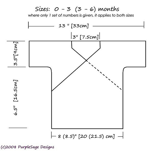 Ravelry: YAMS Baby Undershirt / Wrap Sweater pattern by Luise O'Neill