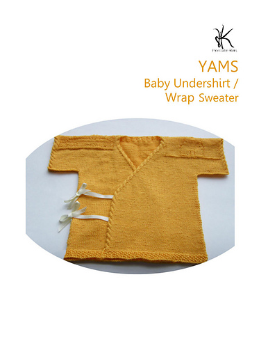 Ravelry: YAMS Baby Undershirt / Wrap Sweater pattern by Luise O'Neill
